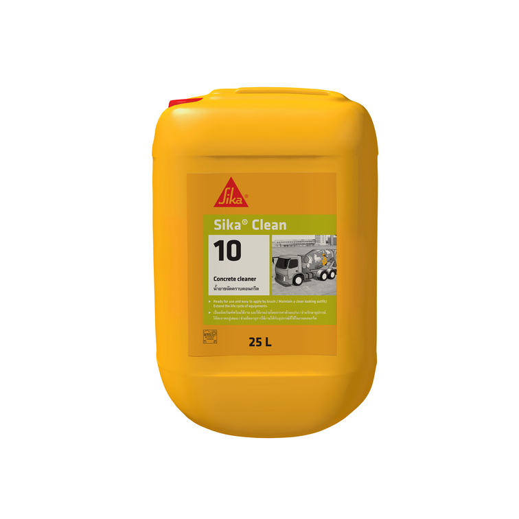 Sika® Clean-10 น้ำยาขจัดคราบคอนกรีต