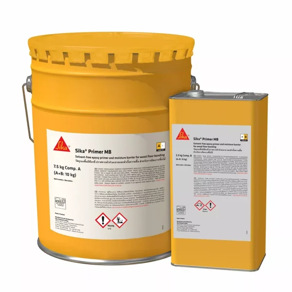 Sika® Primer MB น้ำยารองพื้นและควบคุมความชื้นสำหรับการปูพื้นไม้